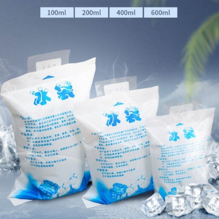 Convenient Reusable Ice Bag Pack Water Injection Cooler Pack Frozen ...