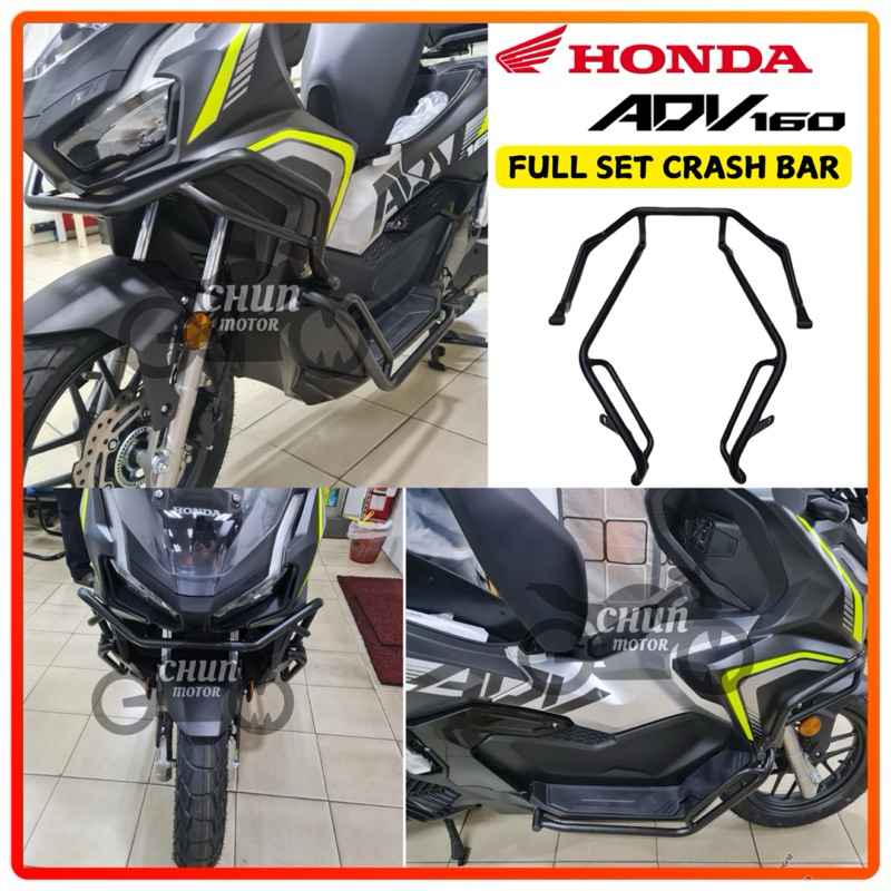 Honda ADV160 Crash Bar Frame Full Set High Quality Steel CRASH BAR CRASH GUARD BODY PROTECTOR ...