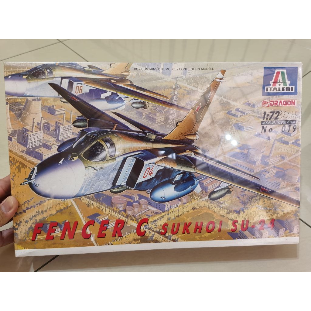 Italeri / Dragon 1/72 Sukhoi SU-24 Fencer C plastic model kit (SEALED ...