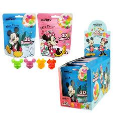 55g YLF Licensed Disney Mickey 3D Gummy Mix Fruit Flavour HALAL ...
