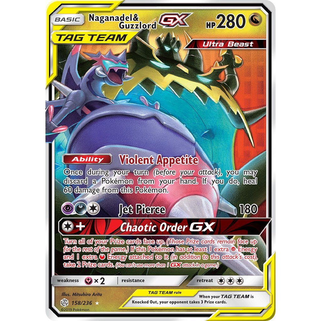 Pokemon Card Naganadel & Guzzlord GX TAG TEAM | Shopee Philippines