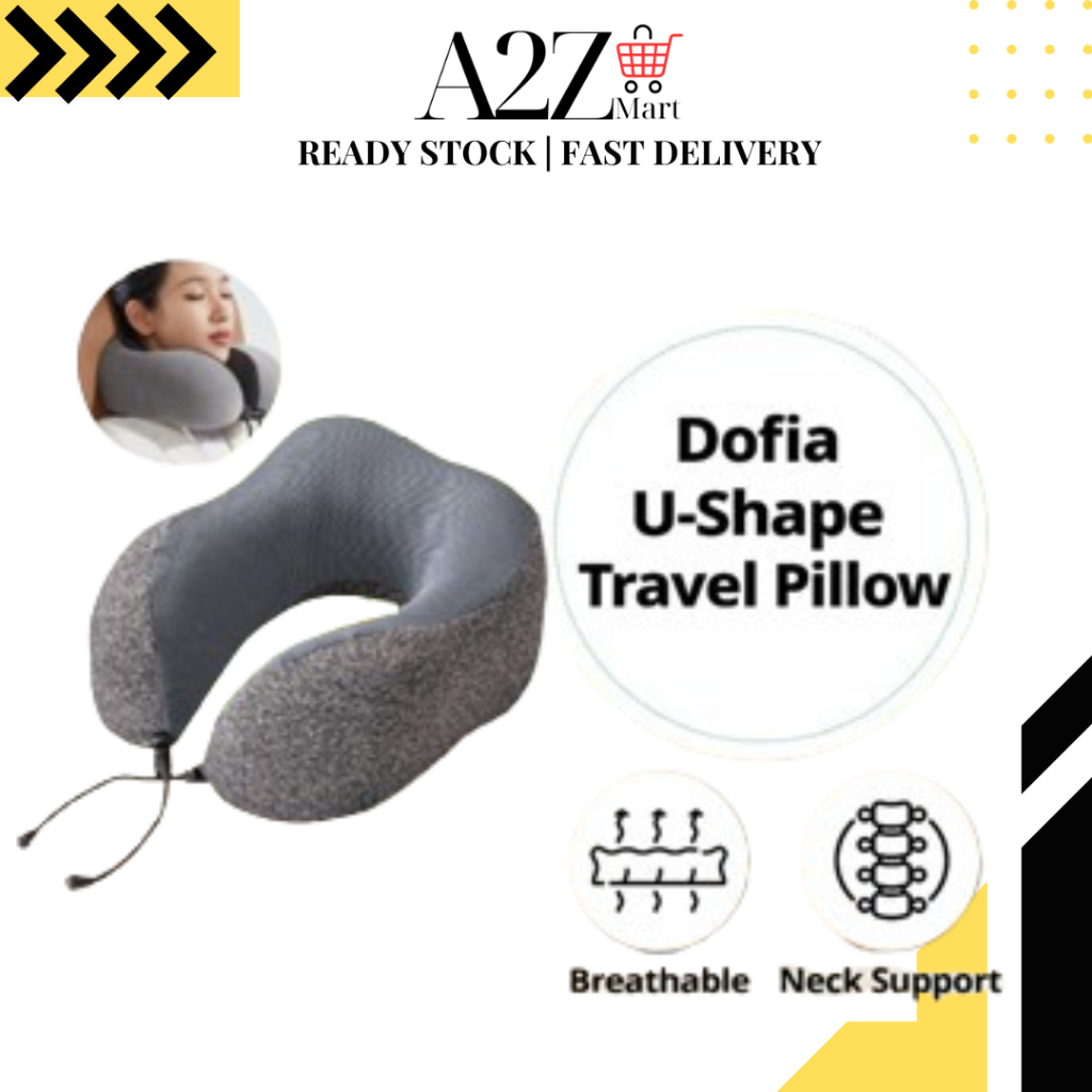 [Dofia U-Shape Travel Pillow] Breathable Hump Design Neck Protect ...