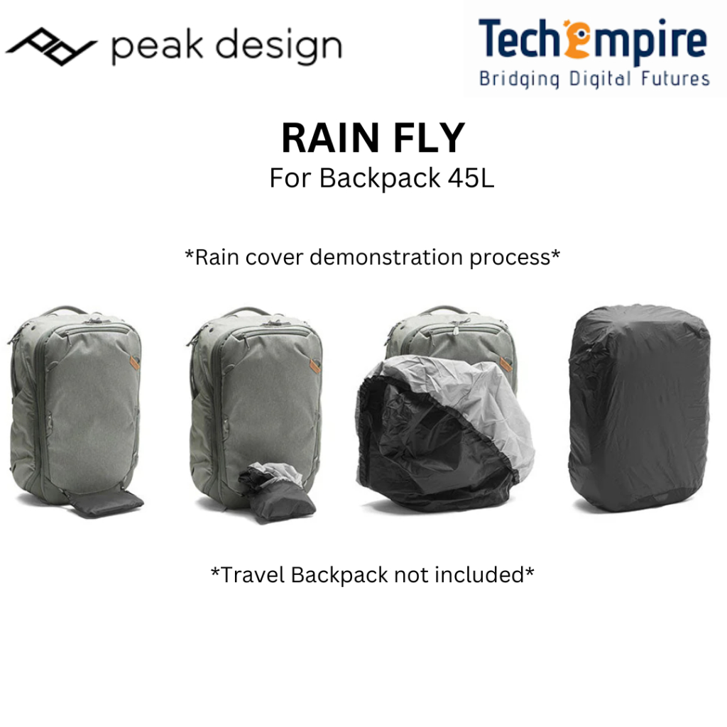 Peak Design Ultra-Packable Waterproof Rain Fly (45L) (Limited Lifetime ...