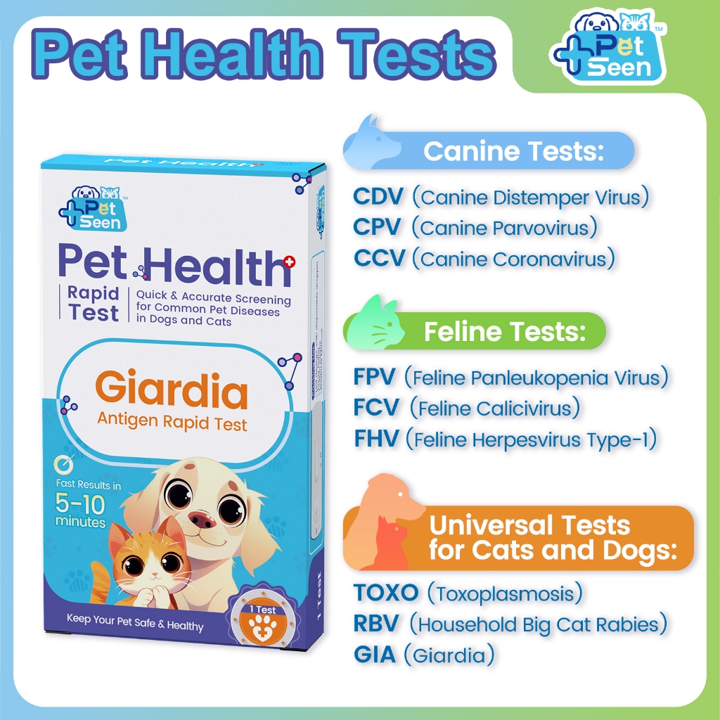 Test Kit Dog Canine Distemper Virus CDV Cat plague FPV Other virus ...