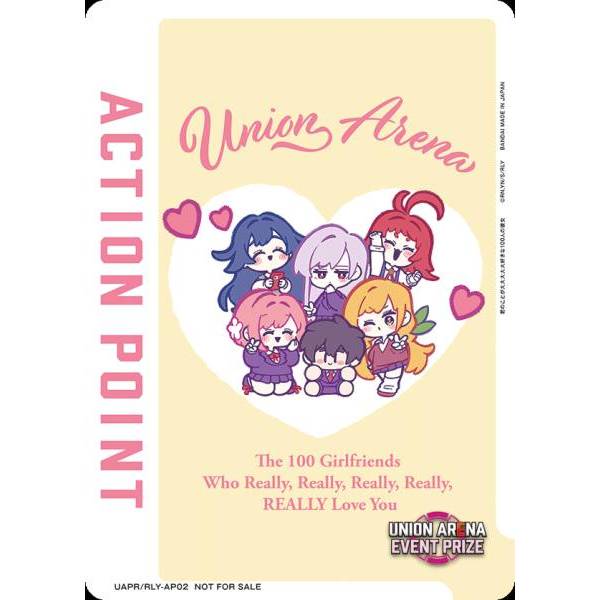 UNION ARENA TCG (JAP) The 100 Girlfriends Who Really Love You UAPR/RLY-AP02 Action Point/AP Non ...