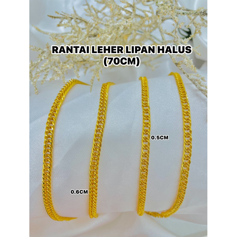 BANGKOK GOLD FINE LIPAN NECK CHAIN | Shopee Philippines