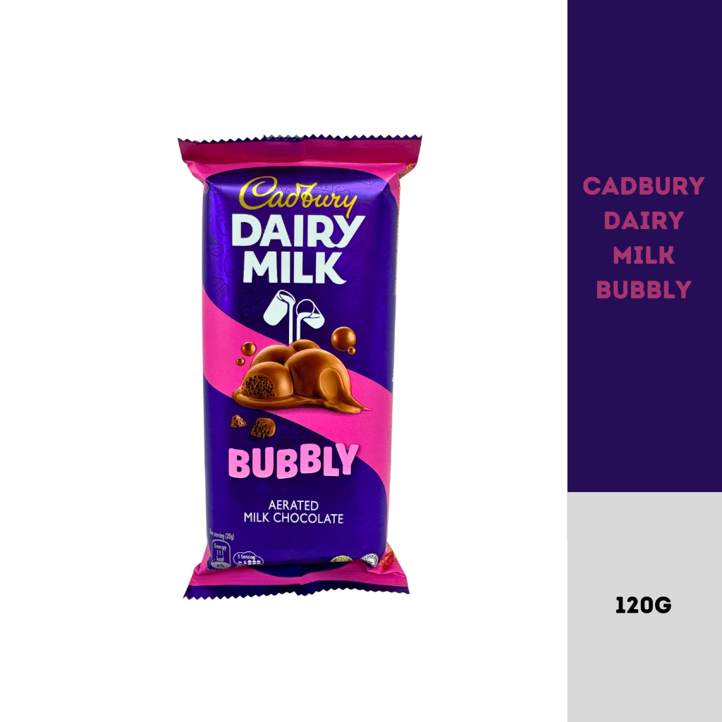 Cadbury Dairy Milk Bubbly 120g | Shopee Philippines