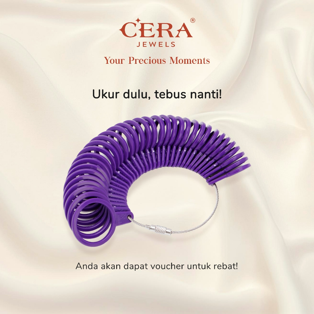 CERA Ring Size Measurement Alat Pengukur Saiz Jari | Shopee Philippines