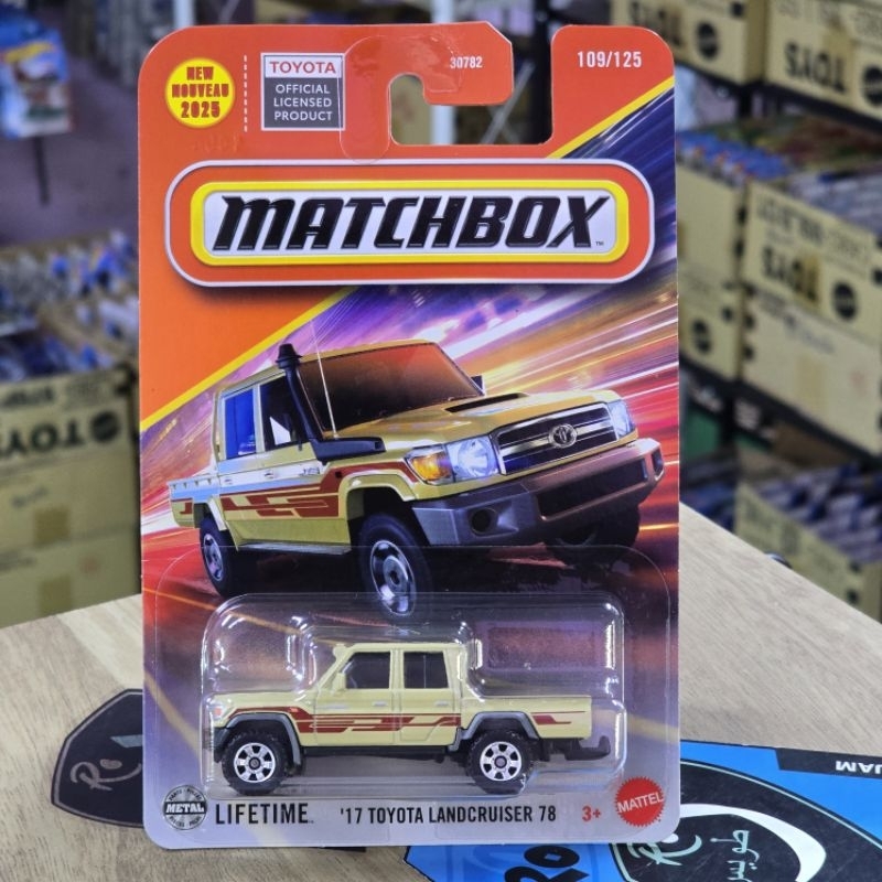 MATCHBOX '17 TOYOTA LANDCRUISER 78 NEW 2025 | Shopee Philippines