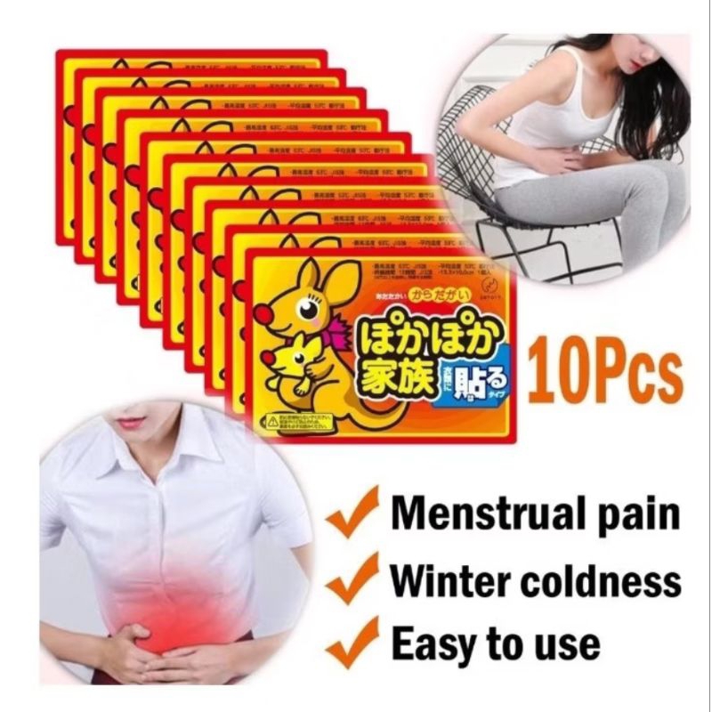 (1 Pack 10keping )Body Warmer Stick KANGAROO Lasting Heat Patch Keep ...