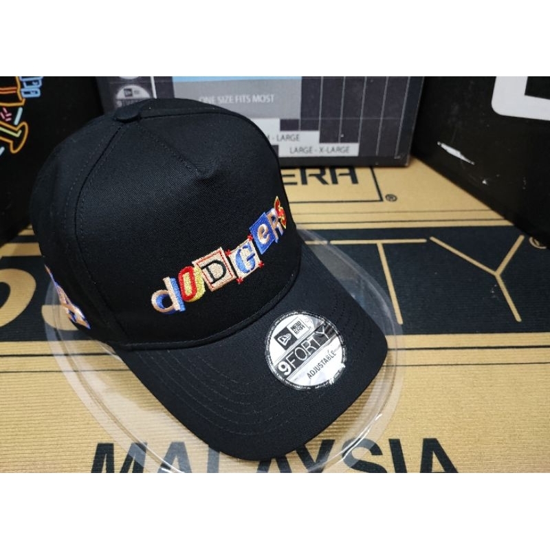 TOPI SNAPBACK HAT CAP Curve A Frame New Era LA Los Angeles Dodgers ...