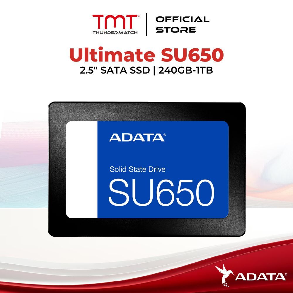 Adata Ultimate SU650 SATA SSD (240GB/480GB/1TB) | Shopee Philippines