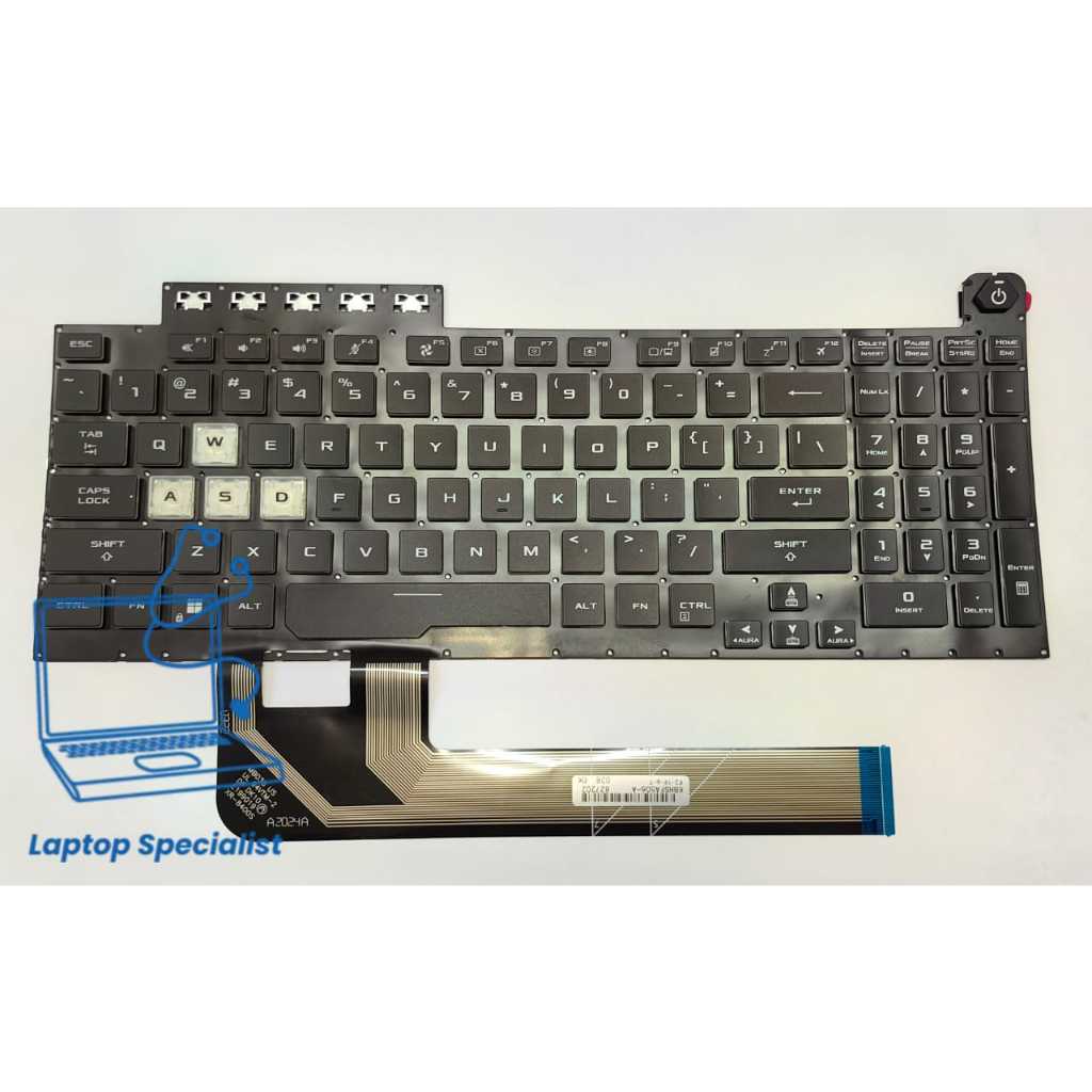 Asus FA506 FX506 FA706 New US Keyboard with Backlit | Shopee Philippines