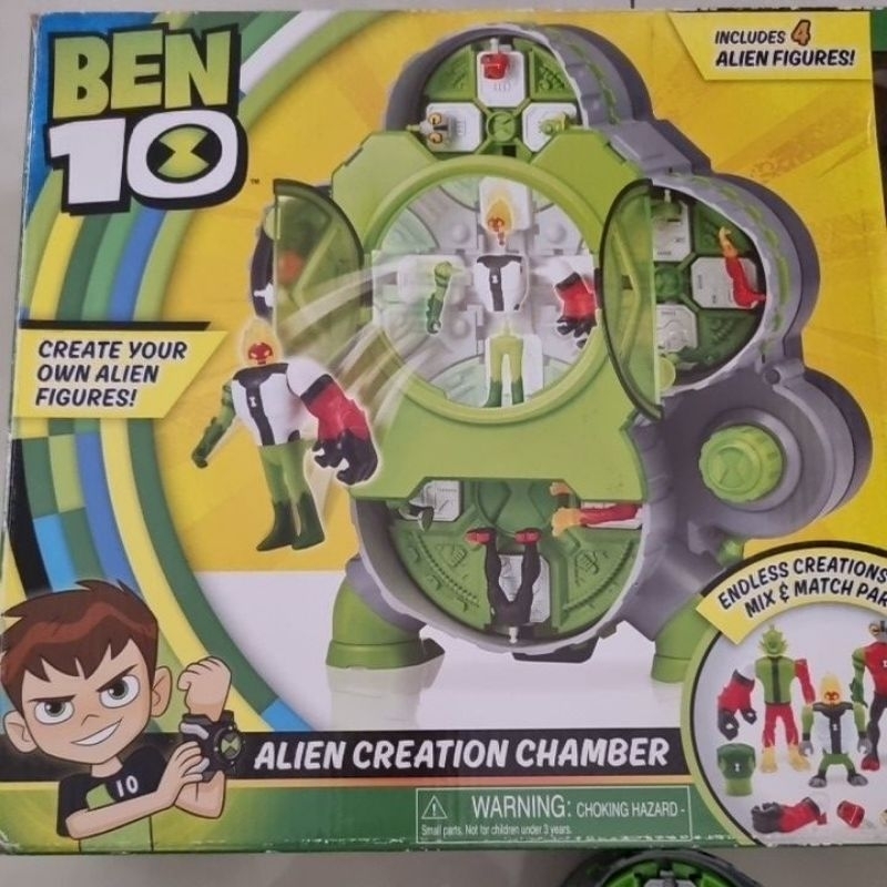 Ben 10 Alien Creation Chamber with EXTRA 4 alien figures Preloved ...