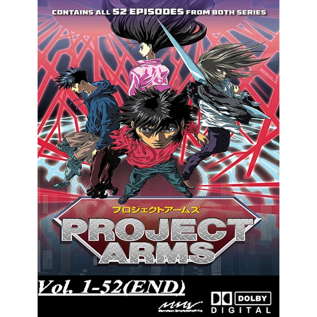 Anime Project ARMS Season 1 and Season 2 DVD RIP Version ARMS神臂 ...