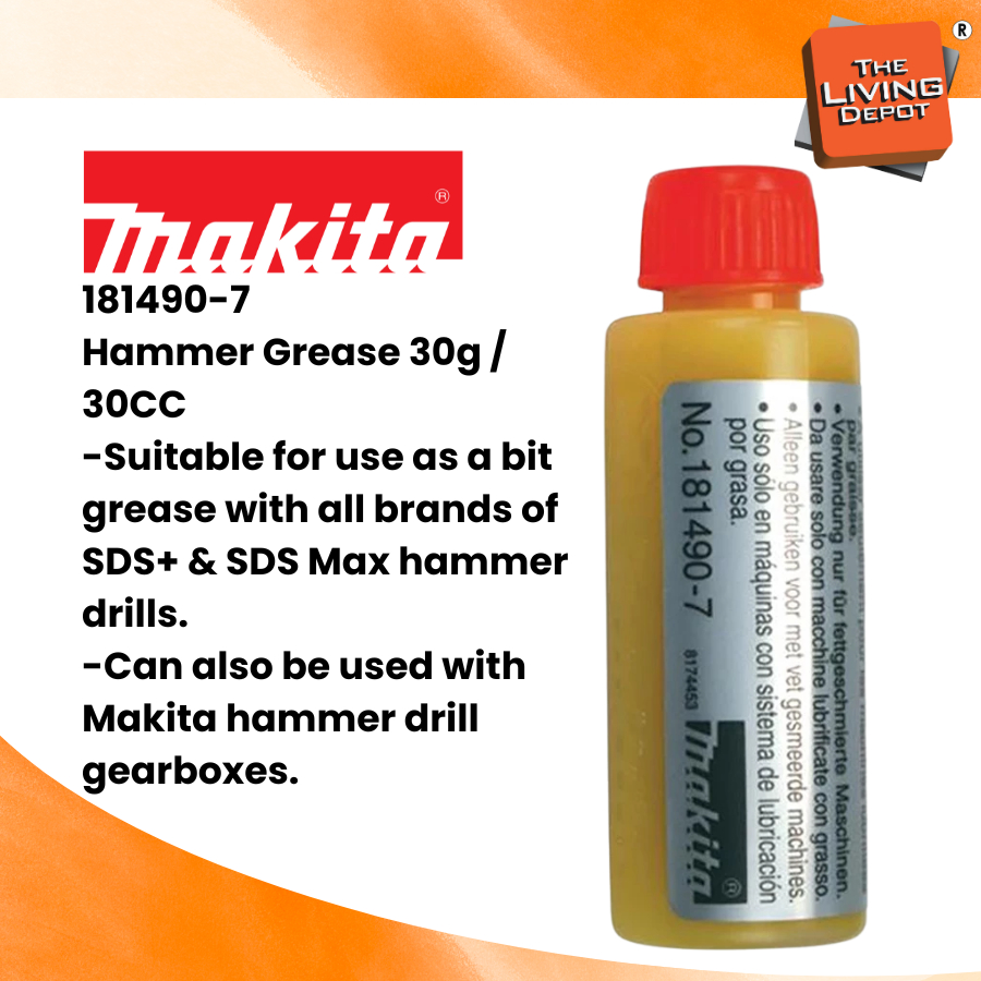 MAKITA HAMMER GREASE 30g / 30CC 181490-7 电锤钻润滑脂 | Shopee Philippines