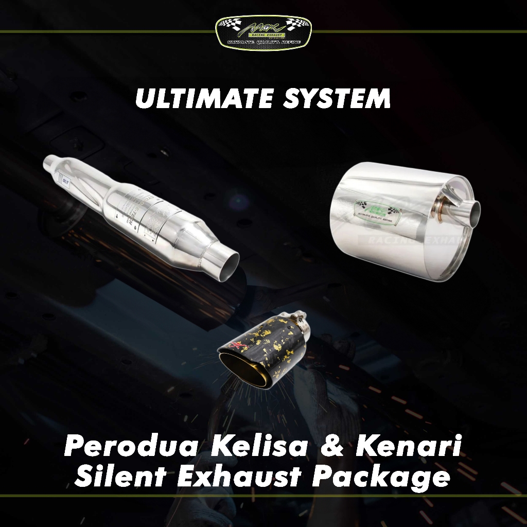 Perodua Kelisa & Kenari Silent Exhaust Package | Shopee Philippines
