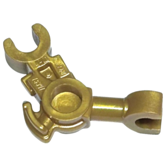 (Retired) Minifigure - Pearl Gold Hero Factory Mechanical Arm (Part ID ...