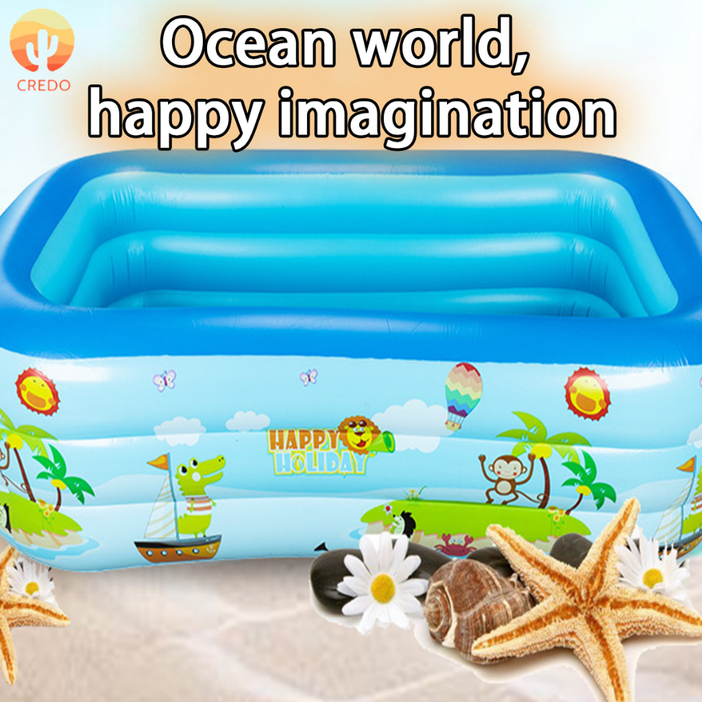 Big Size Swimming Pool Big Size Swimming Pool Boy's Bath Pool 3 Rings ...