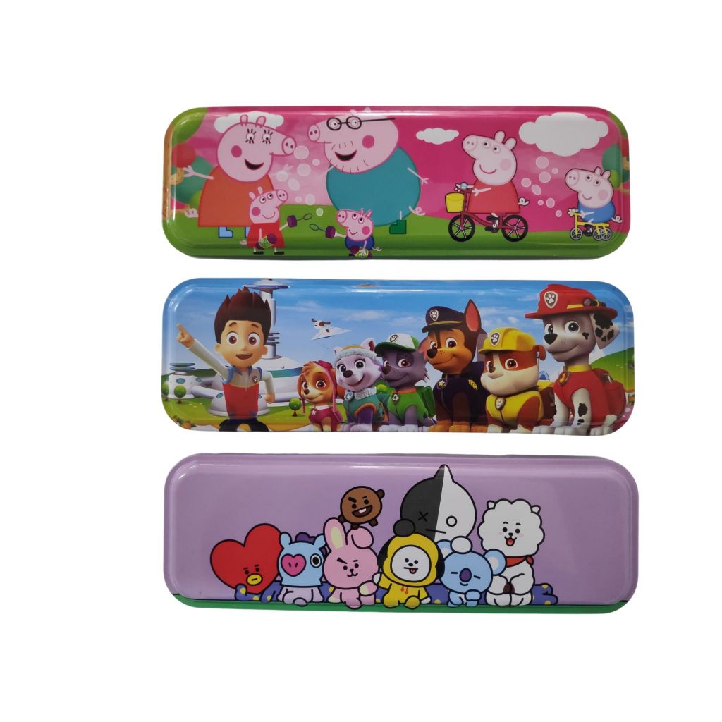 Adorable Cartoon Steel Pencil Box Metal Pencil Case 可爱卡通钢铁铅笔盒 ( A-2/FF ...