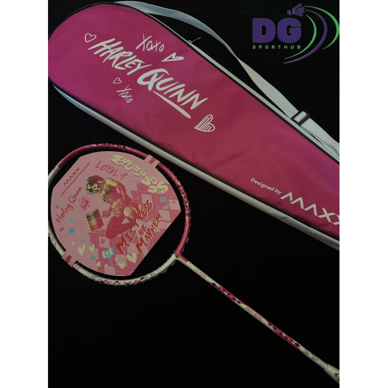 MAXX x HARLEY QUINN BADMINTON RACQUET + COVER | Shopee Philippines