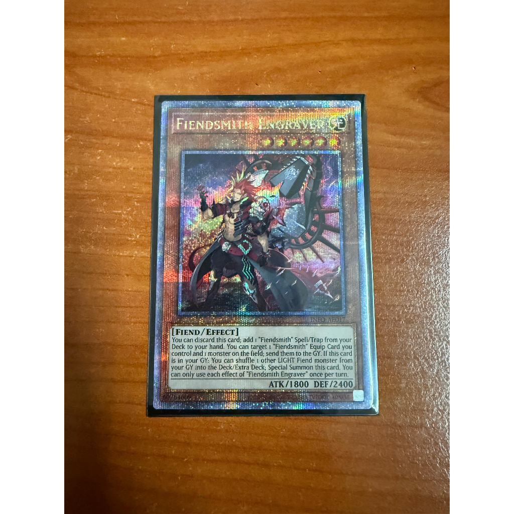 Yugioh : INFO-JP017 INFO-AE017 Fiendsmith Engraver (UR/UTR/SCR/QSCR) | Shopee Philippines