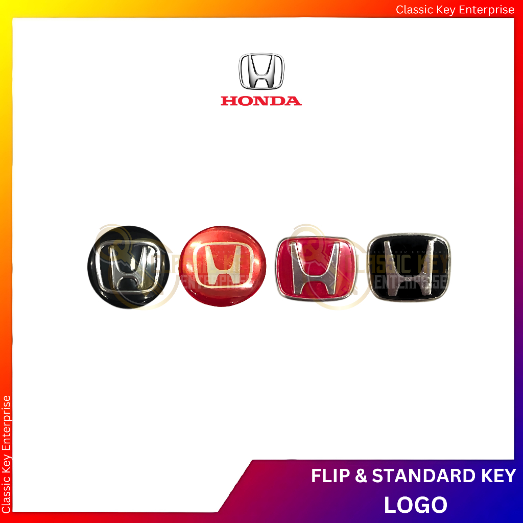 Honda Logo for Flip Key Remote/Standard Key | Shopee Philippines