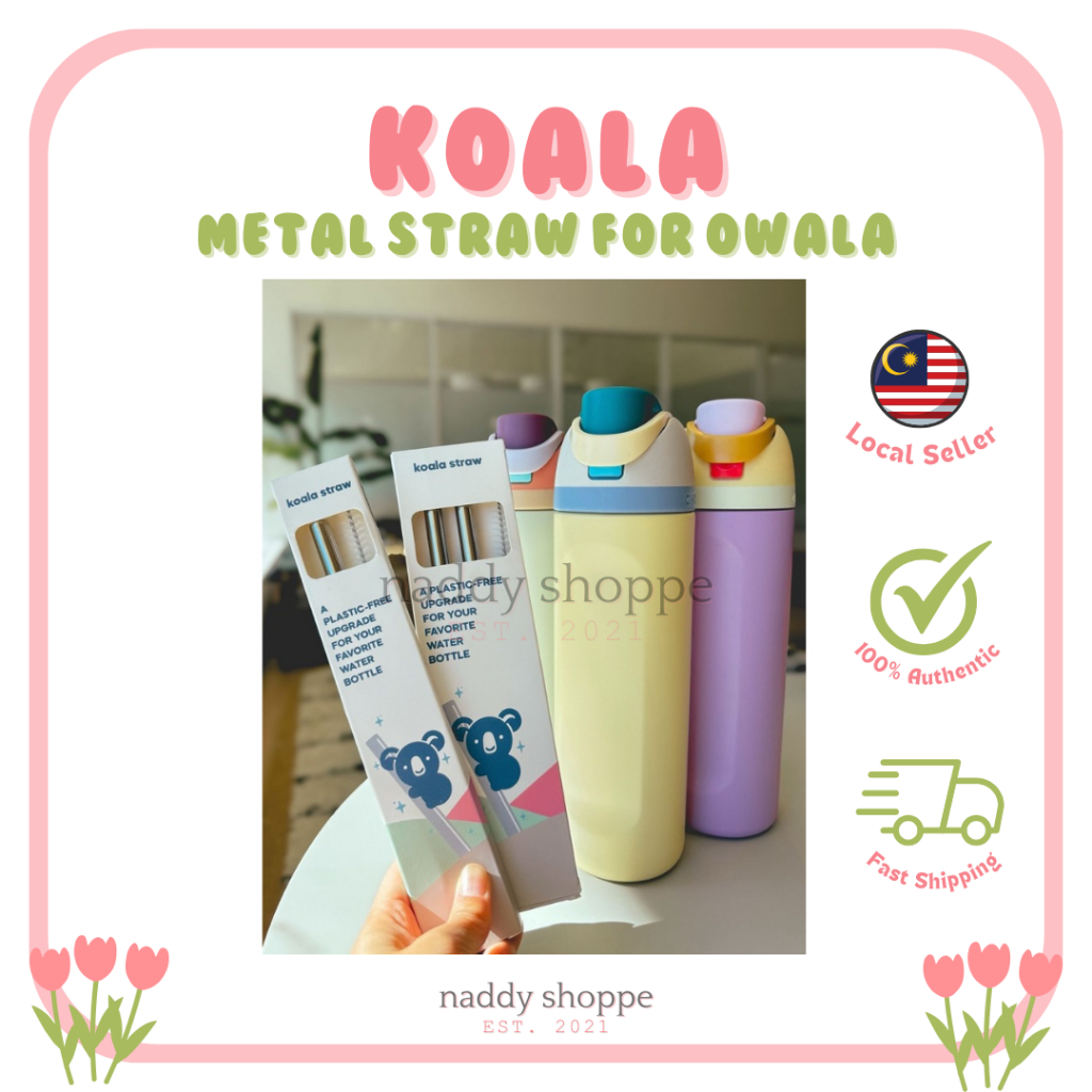 Koala Metal Straw - Custom Made for Owala 304 Stainless Steel | Shopee Philippines