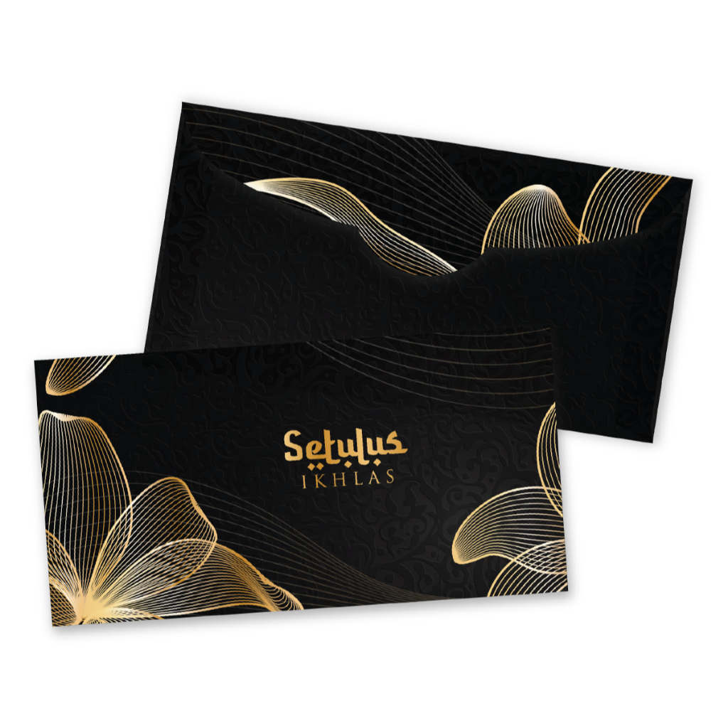Sampul Duit Raya Premium 2025 Glossy Black | Shopee Philippines