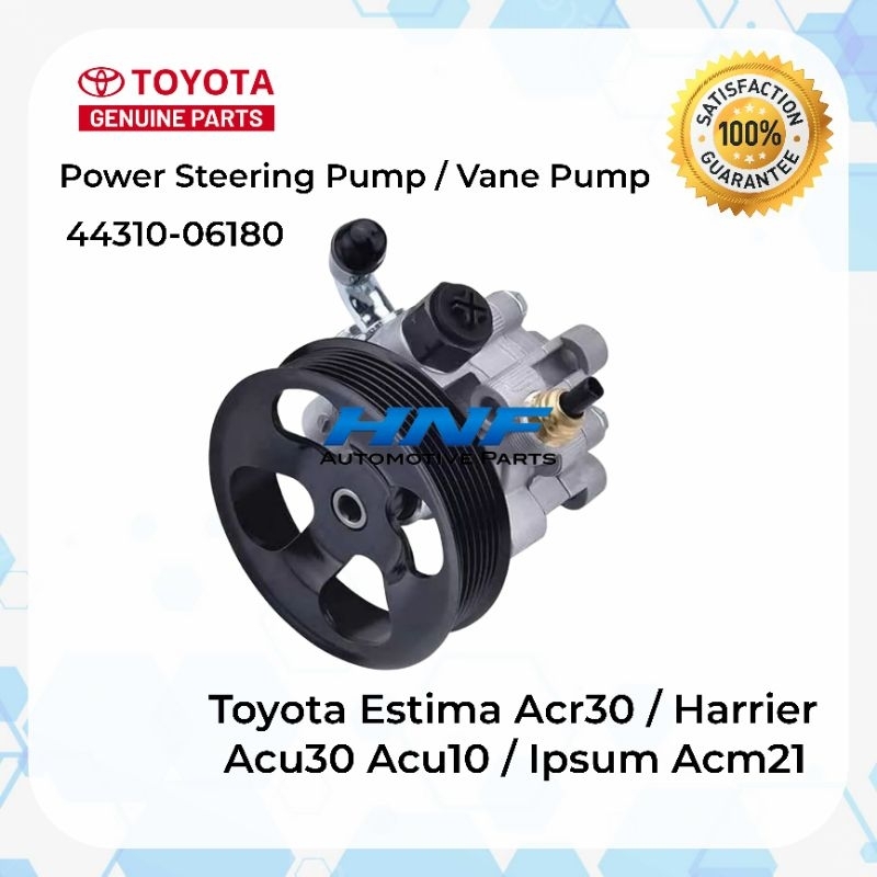 Toyota Estima Acr30 Harrier Acu30 Acu10 Ipsum Acm21 Power steering pump ...