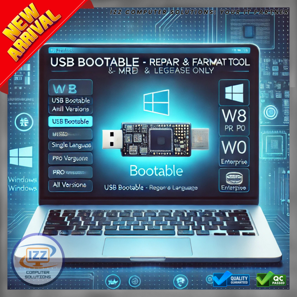 USB Pendrive Bootable W8 All Editions for System Recovery & Setup - 32 ...