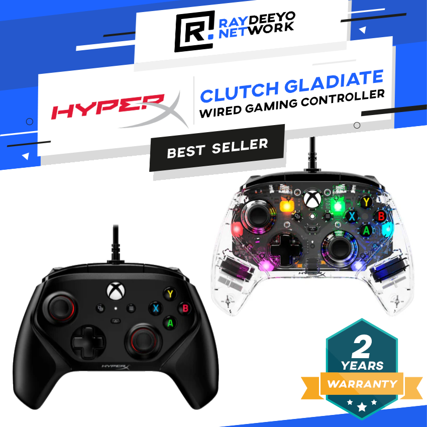 HyperX Clutch Gladiate/ RGB - Wired Gaming Controller Gamepad Hyper X ...