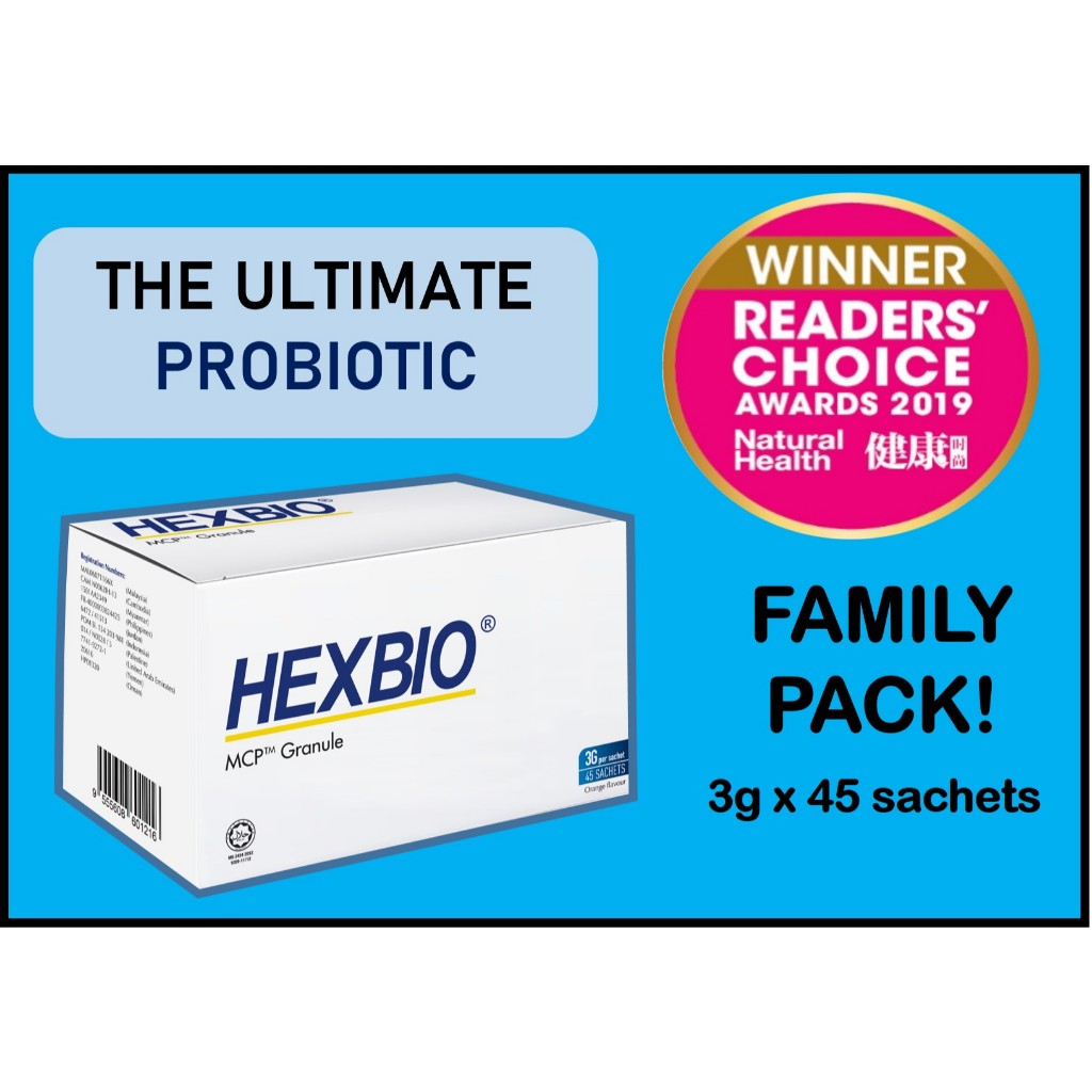 1X HEXBIO Probiotic [orange flavour] | Shopee Philippines