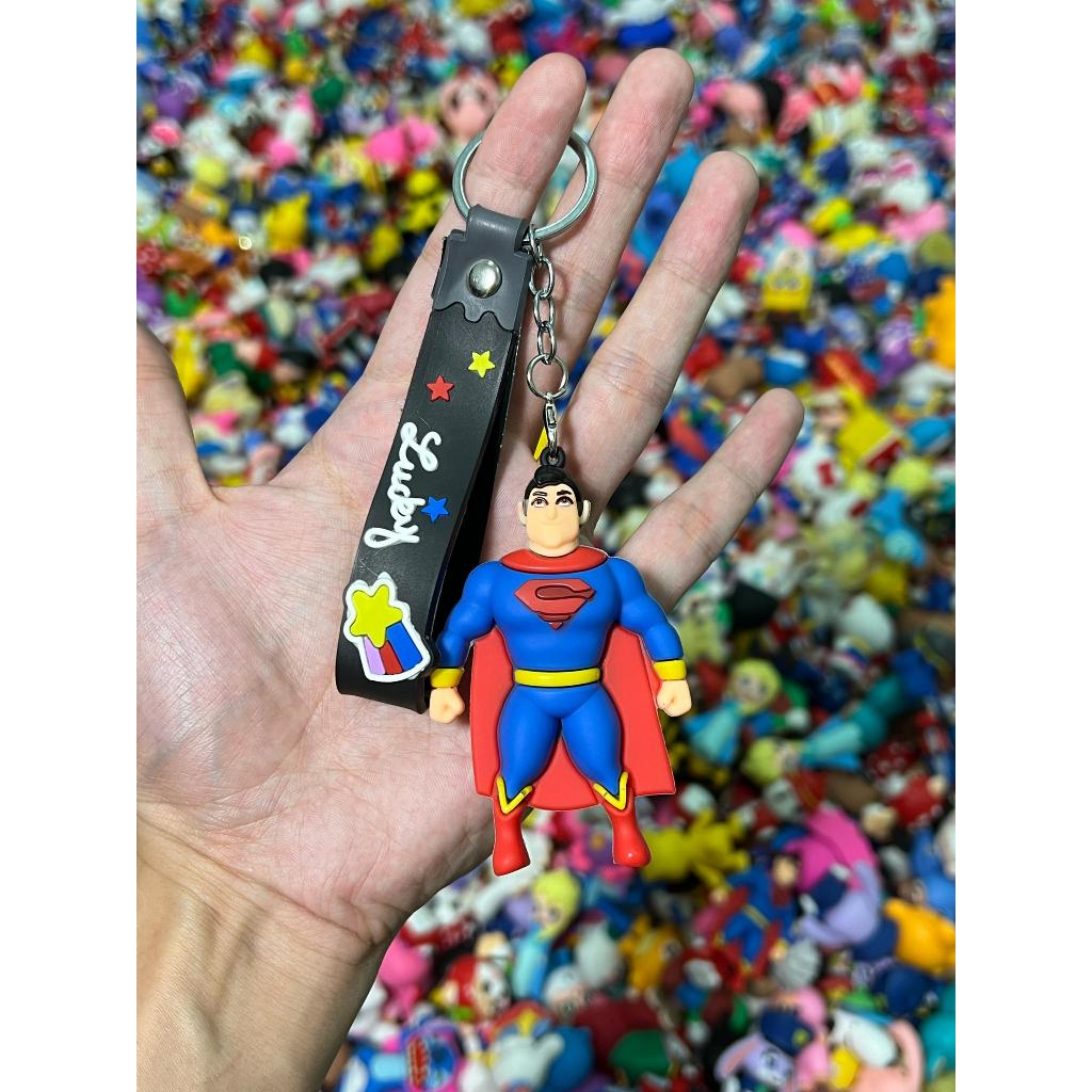 Keychain with Rubber Strip !!! Superman Cartoon !!! | Shopee Philippines