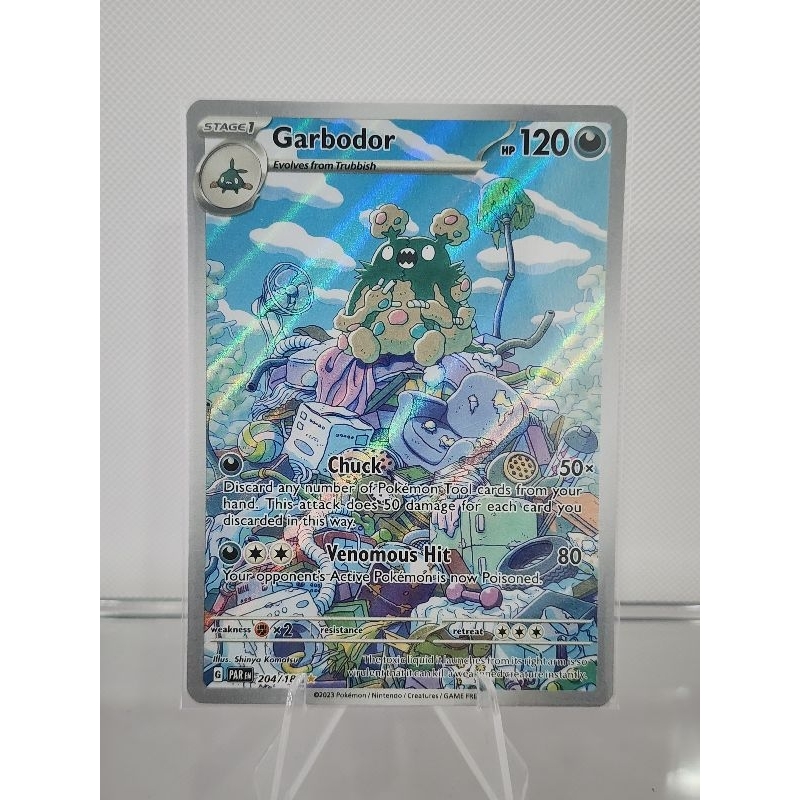 2023 Garbodor Card (Full Art Holo) | Shopee Philippines