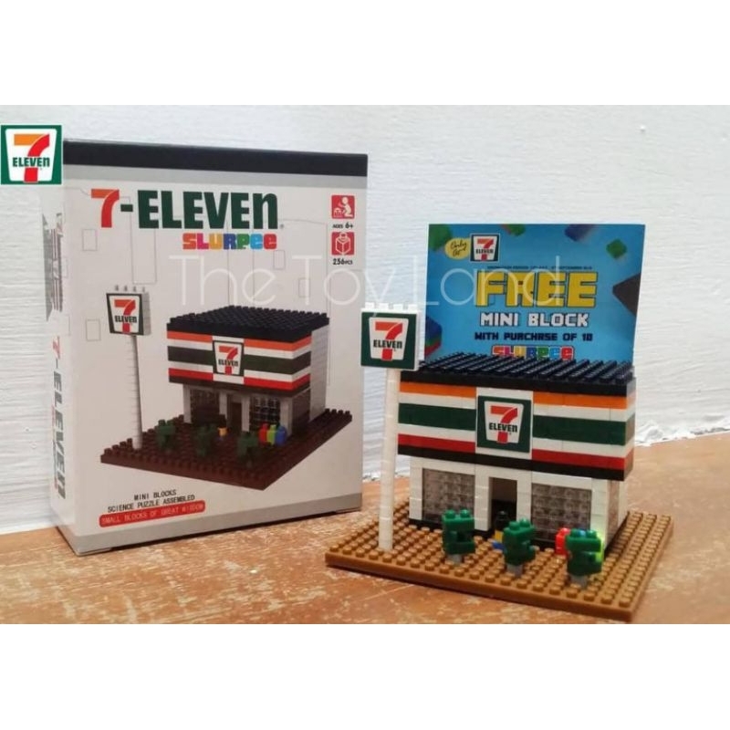 LIMITED EDITION 7-11 7-Eleven Buidling Block Slurpee | Shopee Philippines
