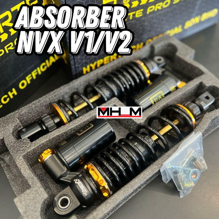 NVX V1/V2 NMAX V2 V3 ABSORBER HYPERTECH ULTIMATE PRO HITAM 285MM 305MM ...