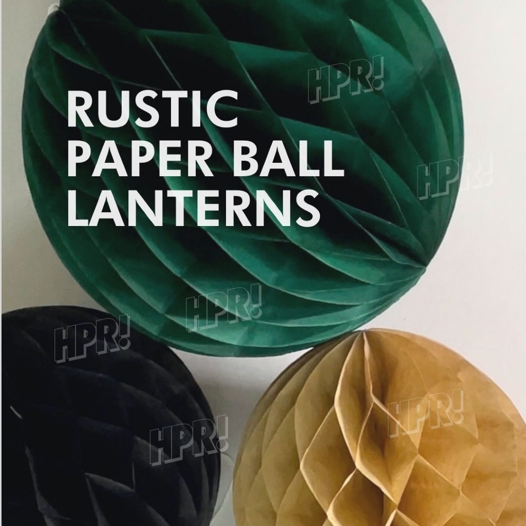 Rustic Colours Ramdhan Kareem and Eid Raya Decorations Honeycomb Paper ...