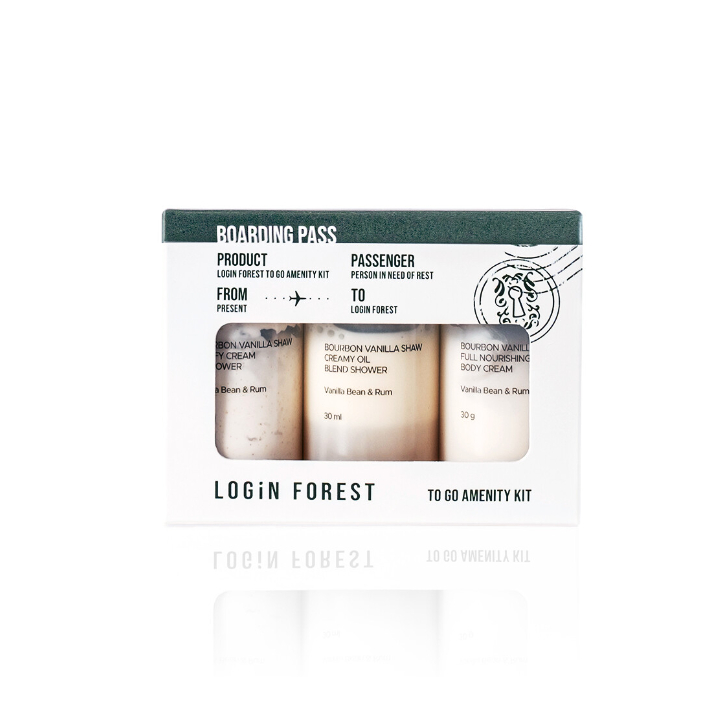 LOGiN FOREST Travel Kit/To go Amenity Kit Bourbon Vanilla Shaw | Shopee Philippines