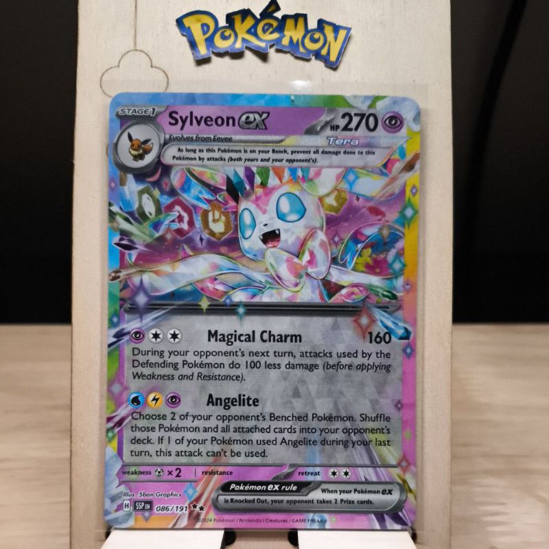 Sylveon EX SSP 086/191 Pokemon PTCG SV8 Surging Sparks UR | Shopee Philippines