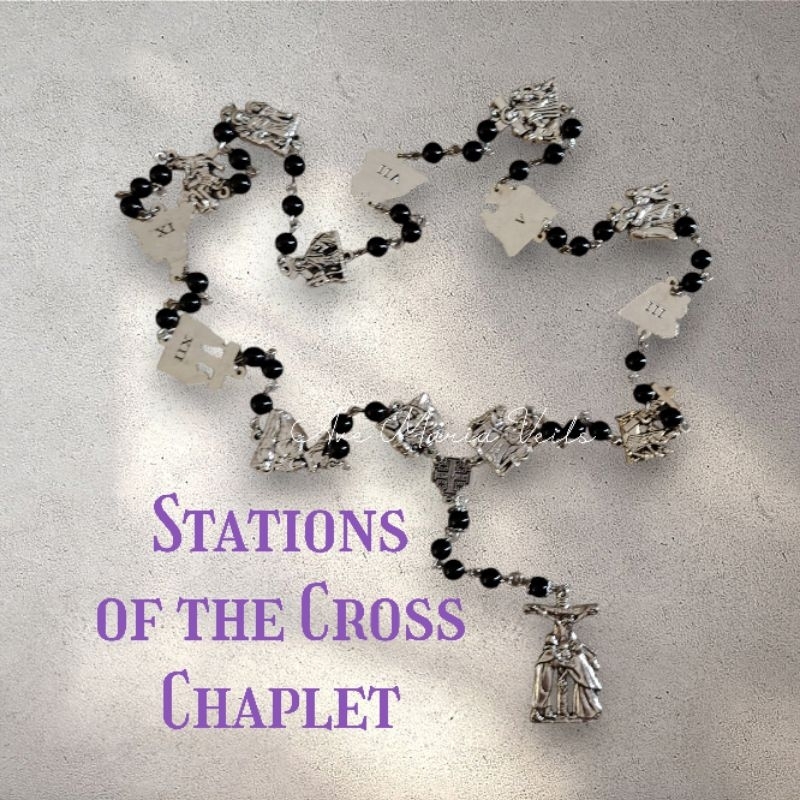 Stations of the Cross/ Way of the Cross Chaplet/ Rosary | Shopee ...