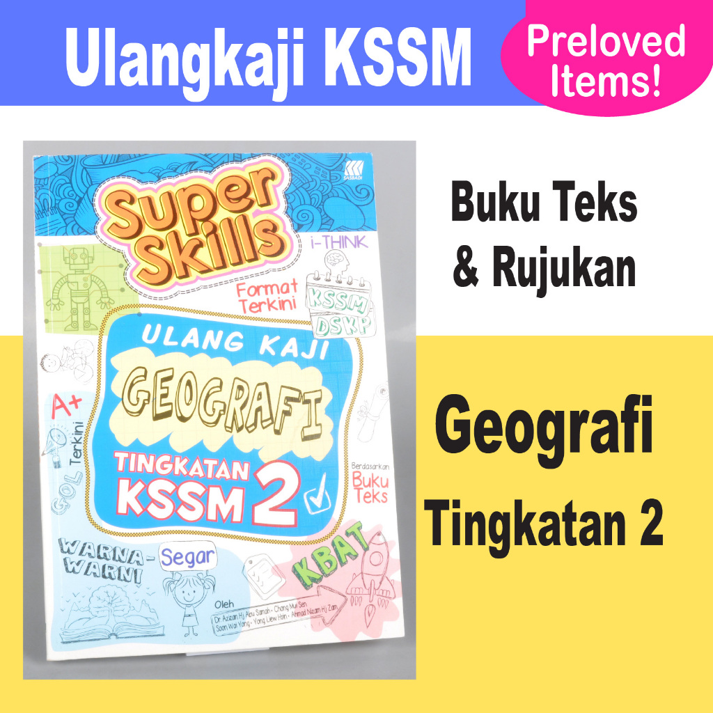 [Teks-T2 Super Skills] Geography Textbook & Reference Form 2 (KSSM ...