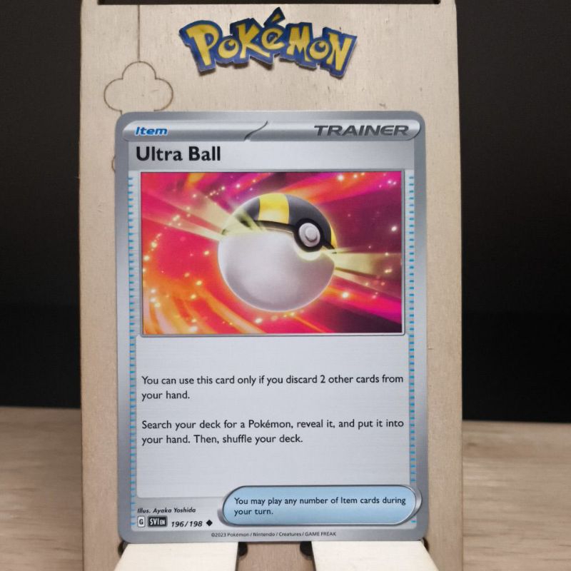 Kad Ultra Ball SVI 196/198 Pokemon PTCG SV1 Scarlet & Violet Common ...