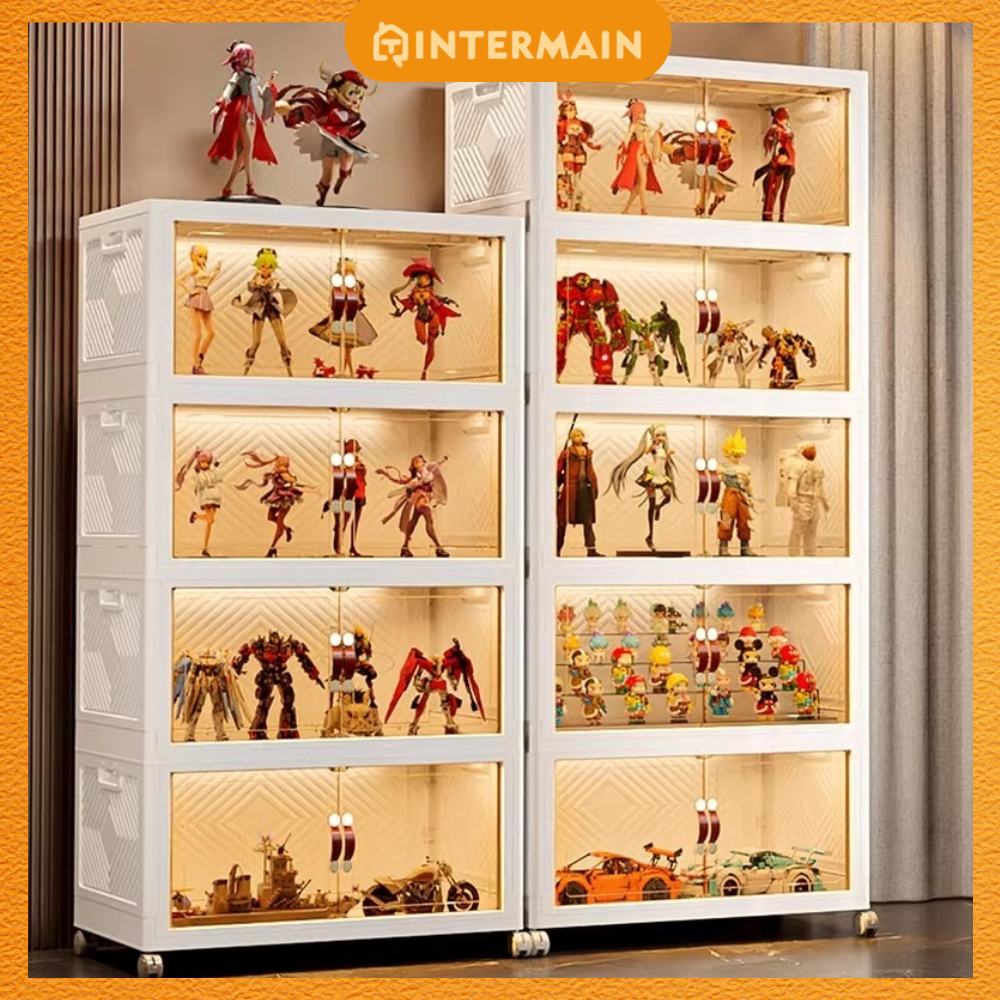 Storage Organizer Cabinet Blind Box Display Toy Stackable Doll Figure ...
