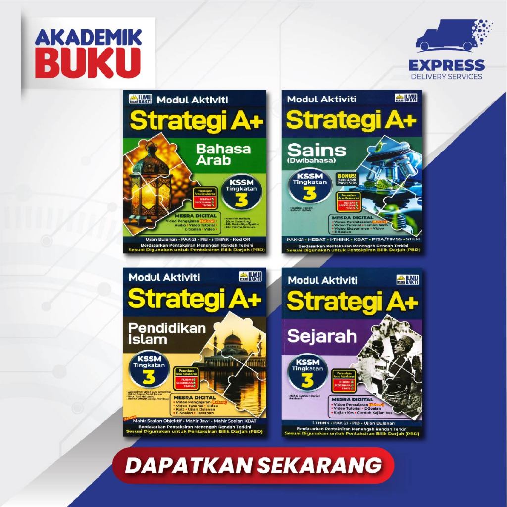 Academic Book PIB Strategy Activity Module A+ KSSM Form 3 2025 | Shopee ...