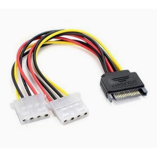 MOLEX SATA PATA POWER CONVERTER CABLE Male Female | Shopee Philippines