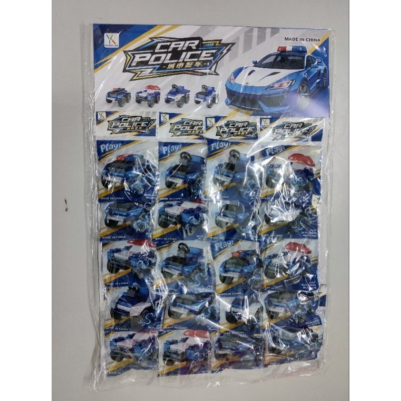 building blocks ( car police ) 20pcs | Shopee Philippines