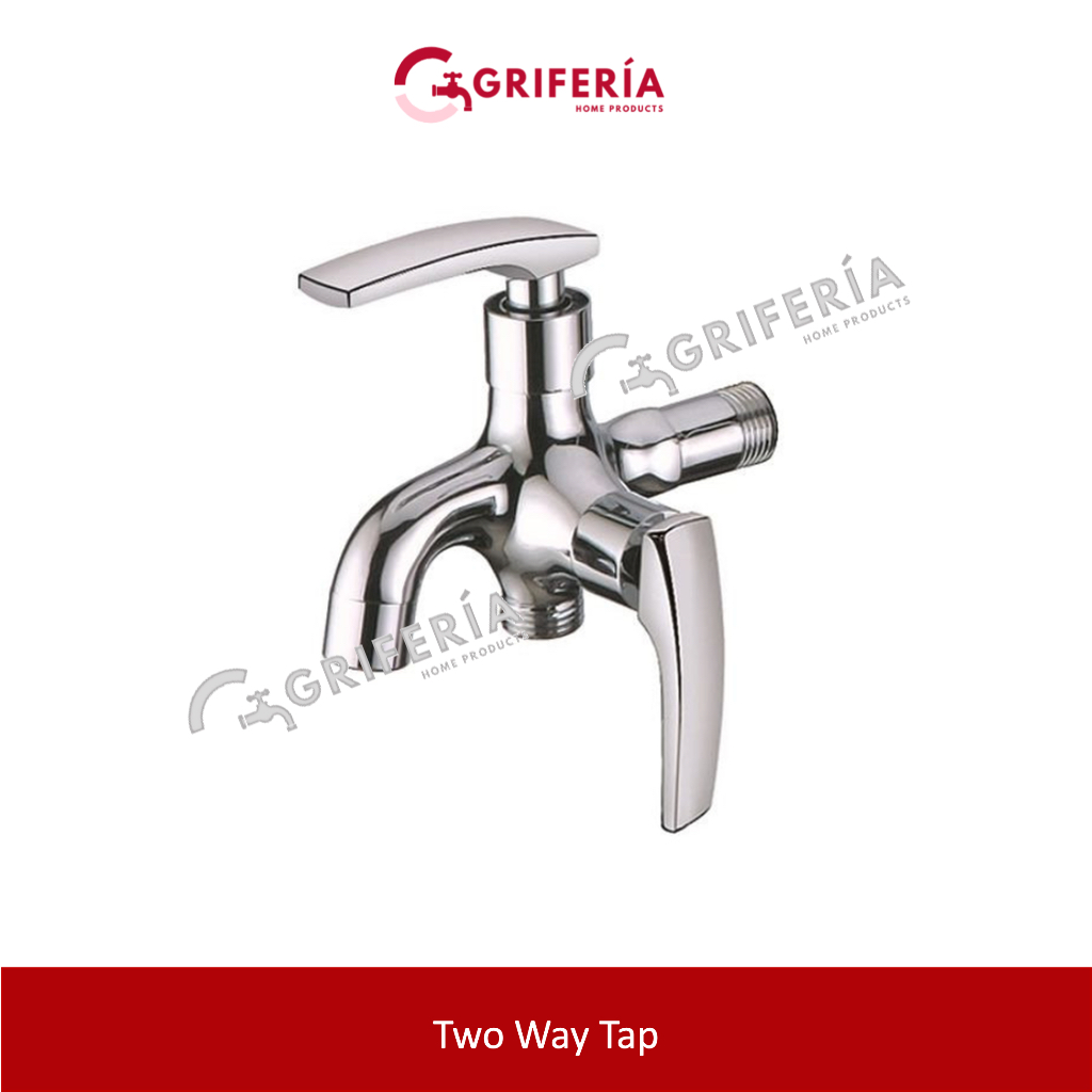 Two way Tap / Dual Tap / 2 Way Tap / 2 ways valve / water valve ...