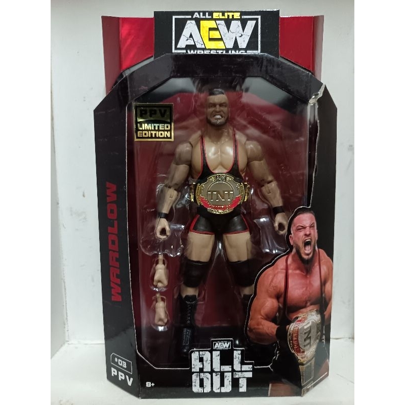 (Box Damage) Jazwares AEW Wardlow Wrestling Action Figure | Shopee ...