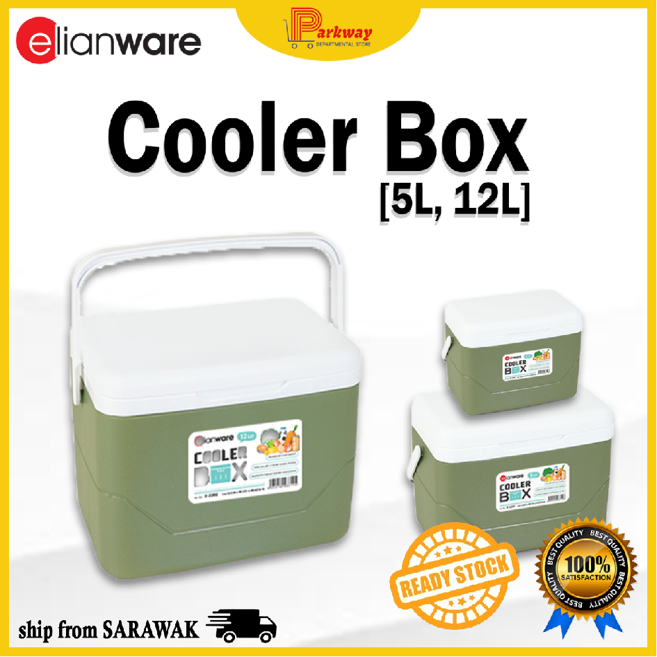 5Ltr & 12Ltr Cooler Box JHeavy Duty Storage Box Ice Box with Handle ...